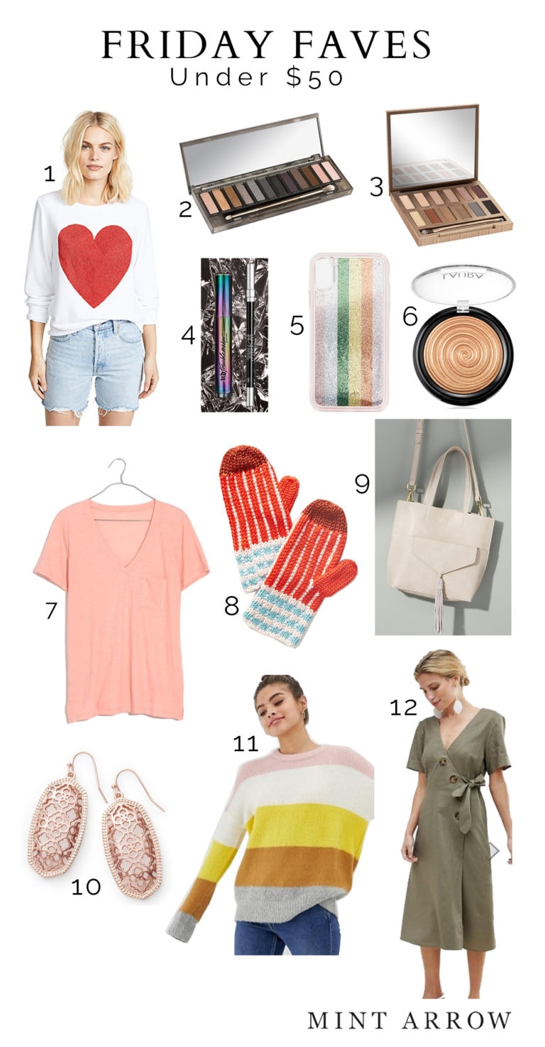 Friday Faves Under $50 - Mint Arrow