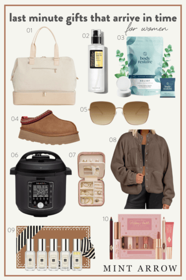Last minute Christmas gifts for him + her that will still ship in time ...