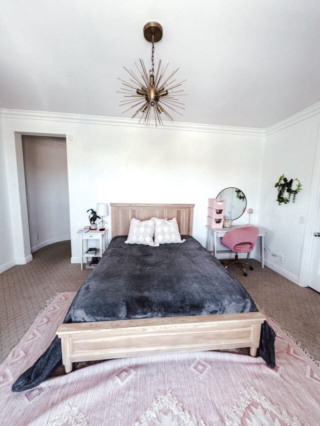 Affordable tween bedroom mini makeover! - Mint Arrow