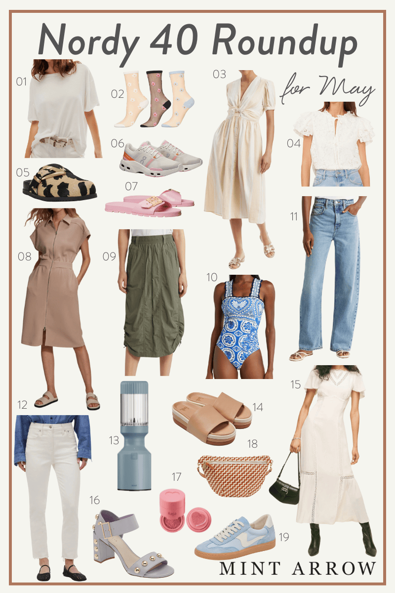 THE NORDY 40 - forty fresh faves from Nordstrom! - Mint Arrow