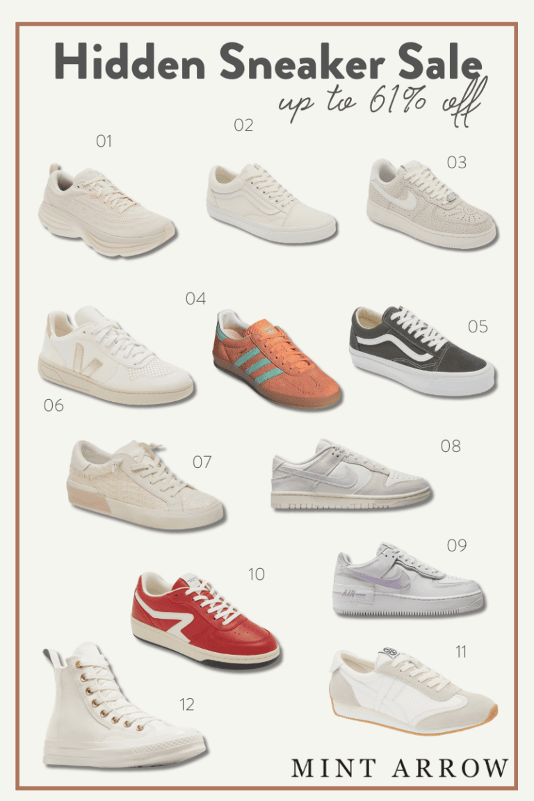 RUN! Nordstrom hidden sneaker sale up to 61% OFF! - Mint Arrow