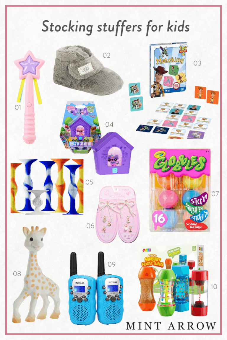 Stocking stuffer gift guide for kids, tweens, and teens! - Mint Arrow